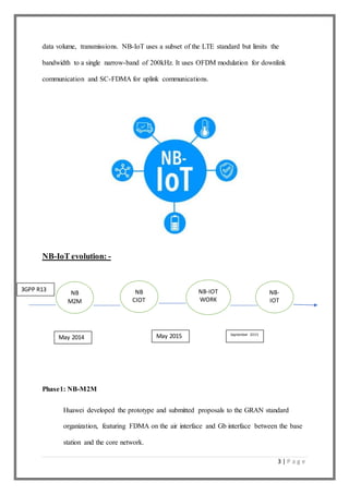 Nb iot (naik hetvi) | DOCX | Internet of Things | Internet