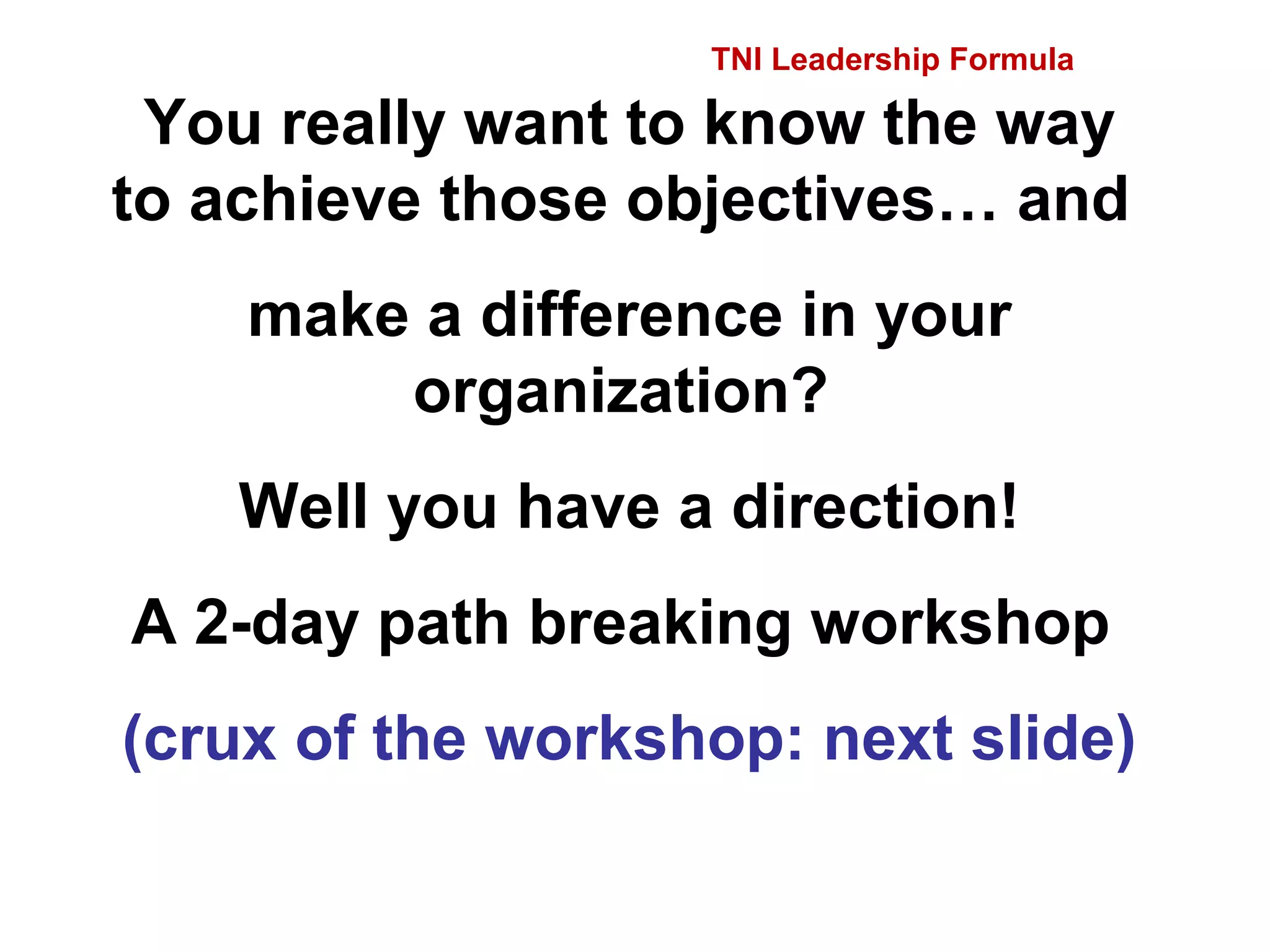 Nb17 leadership formula for slideshare | PPT