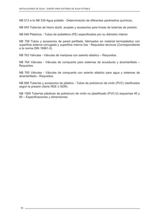 Nb689 agua potable norma | PDF