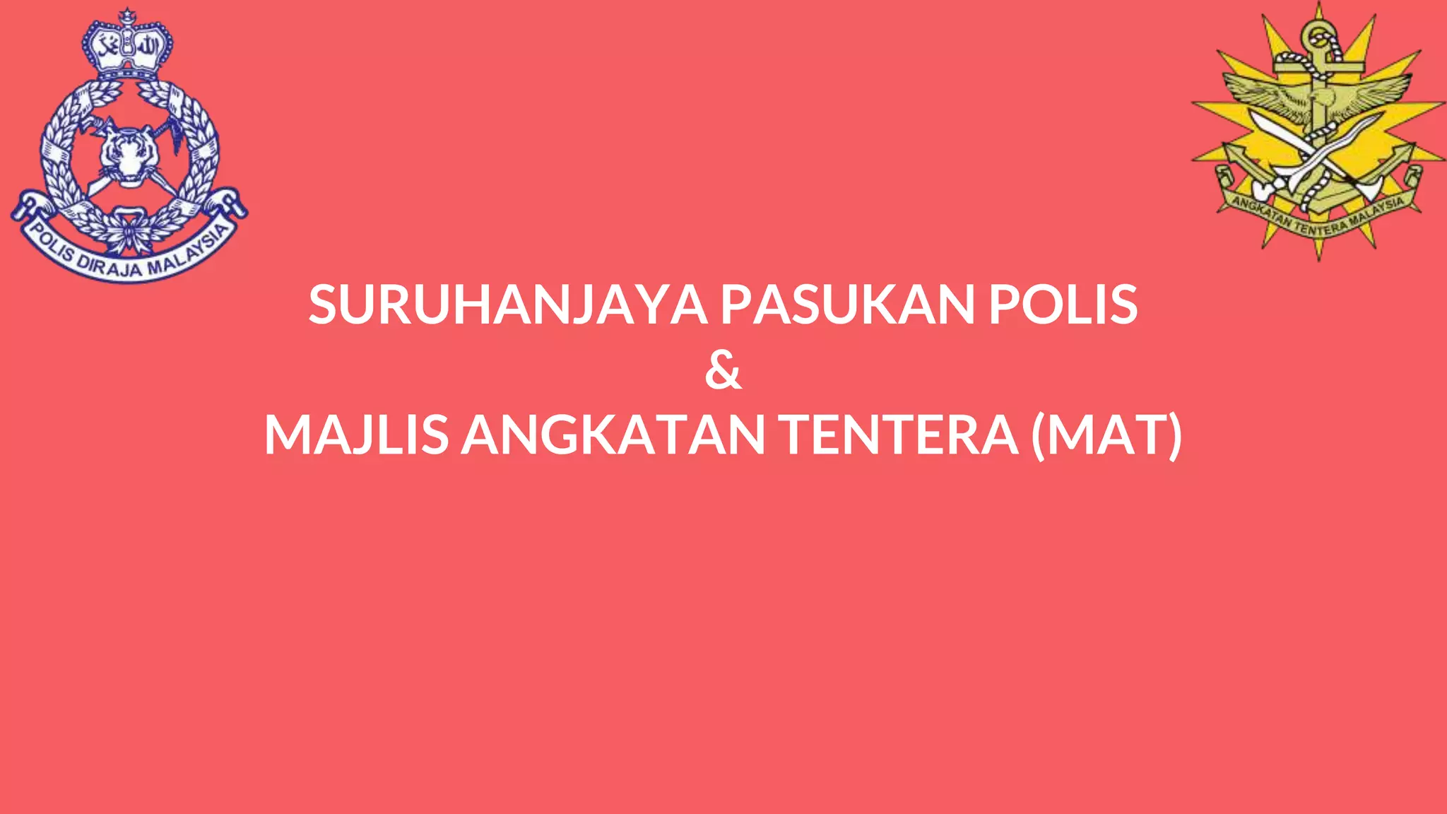 Suruhanjaya Perkhidmatan (Pasukan Polis dan Majlis Tentera) | PPTX