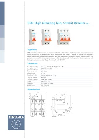 Nb8 Mini Circuit Breaker | PDF
