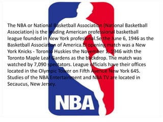 Nba | PPTX