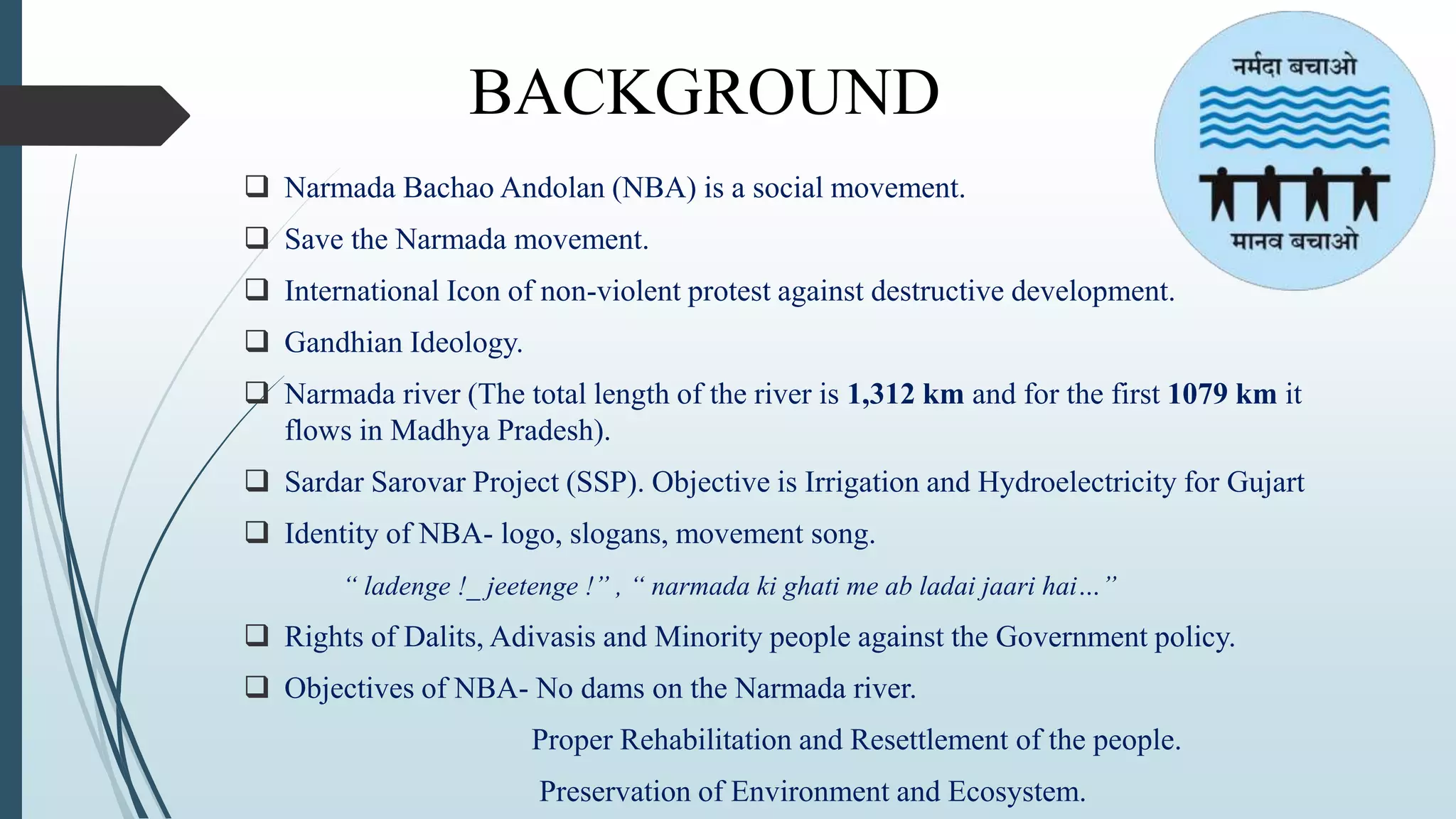 Narmada Bachao Andolan | PPTX
