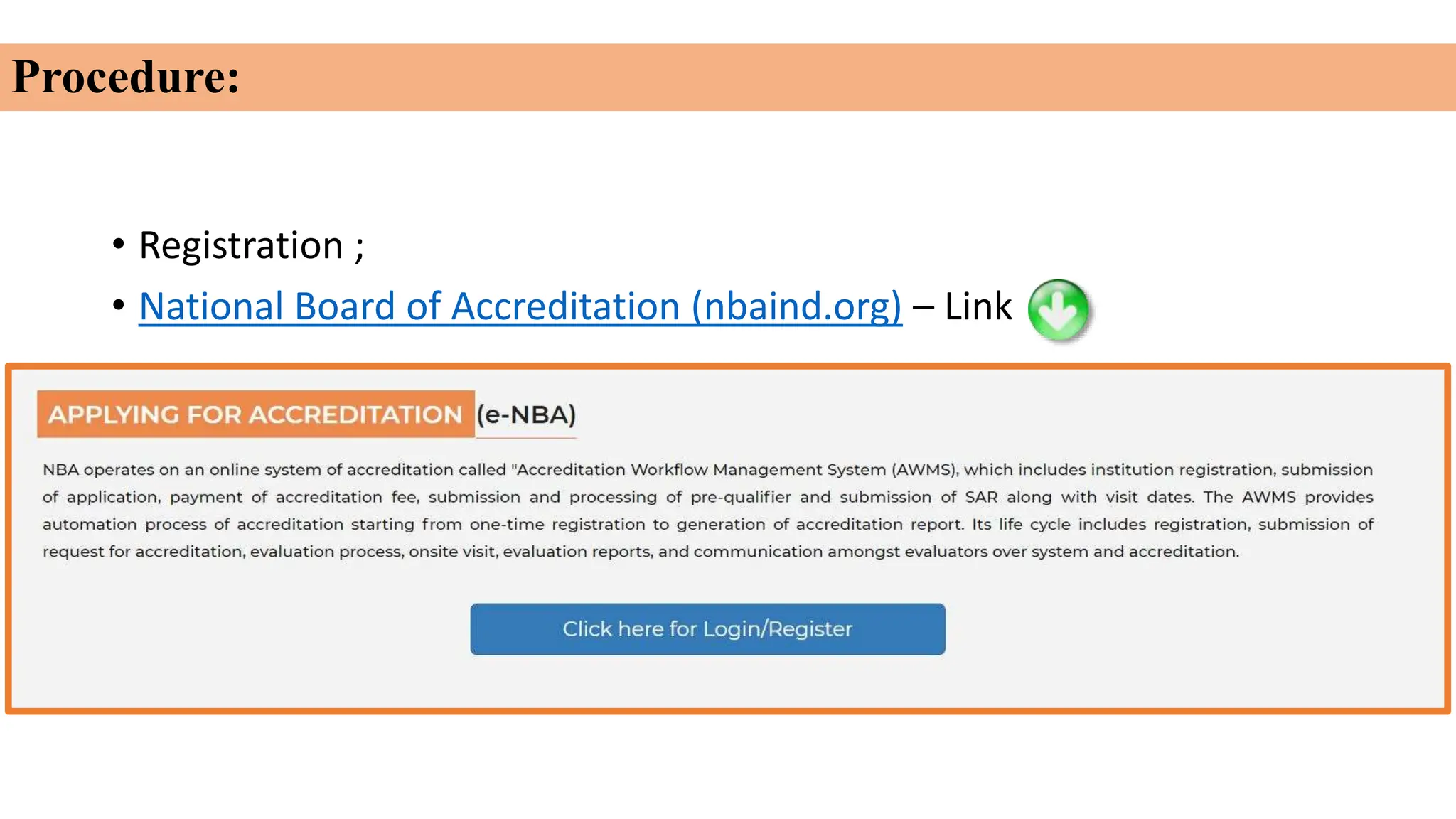 National Board Of Accreditation | PPTX