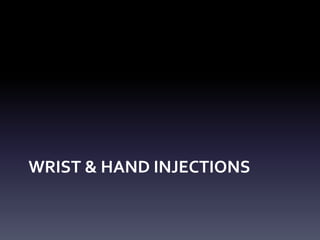 Ultrasound Guided Injections - Upper Extremity | PDF