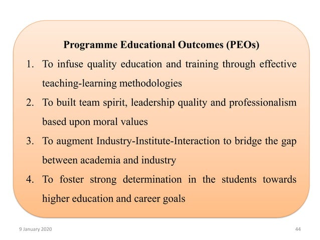 National Board of Accreditation Road Map | PDF | Professional School ...