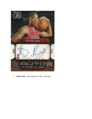 Nba basketball cards 101 card terminology | DOC
