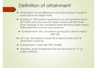 Course Outcome and Program Outcome Calculation(new method) | PDF