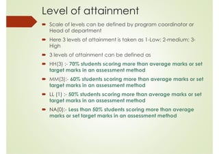 Course Outcome and Program Outcome Calculation(new method) | PDF