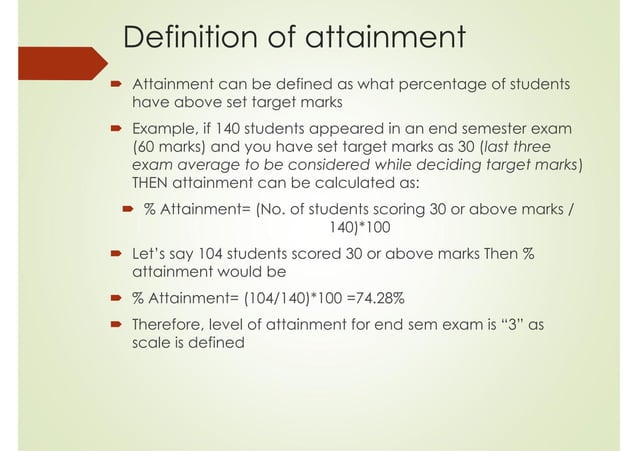 Course Outcome and Program Outcome Calculation(new method) | PPT