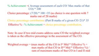 Nba co attainment | PPTX