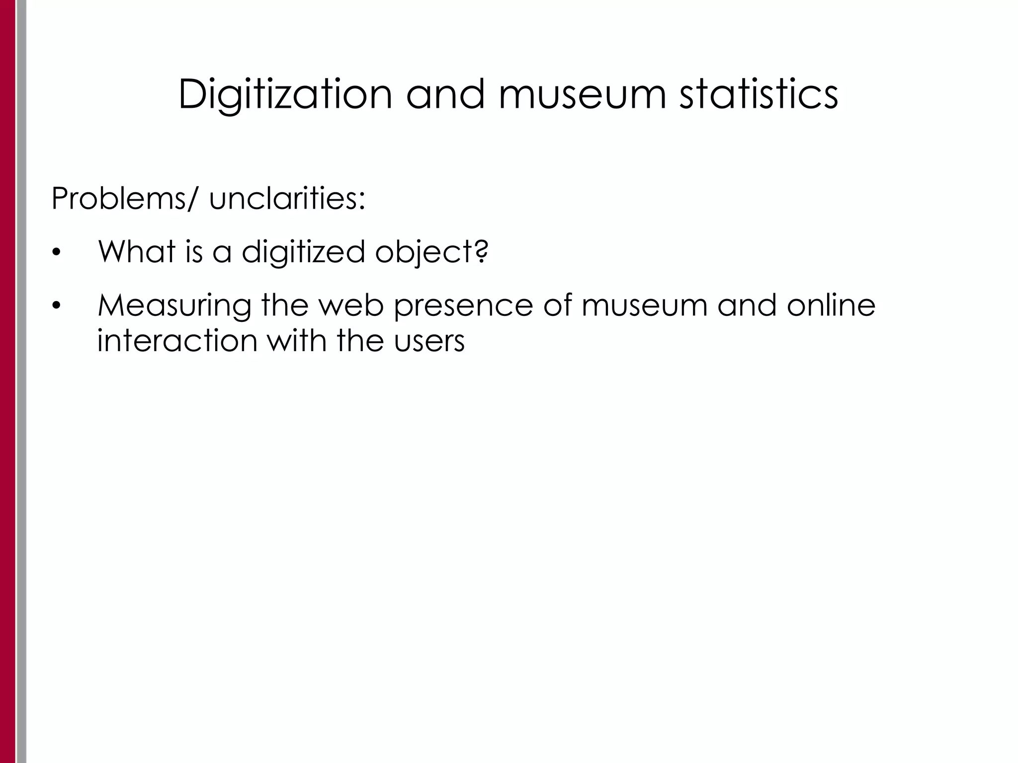 Opening up the Finnish museum statistics data | PPT