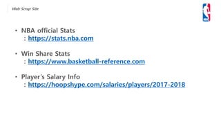 Relations to salary and team contribution in NBA ( 17-18 Season ) | PPTX | Sports Video Games ...