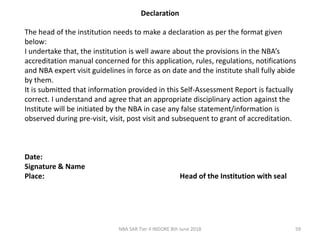 Nba sar ppt | PPTX