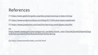 Classification using Naive Bayes Algorithm | PPTX
