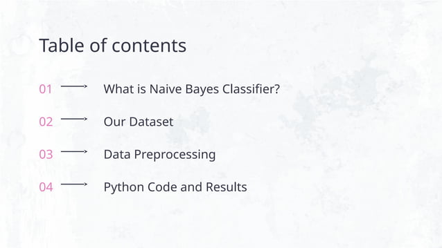 Classification using Naive Bayes Algorithm | PPTX