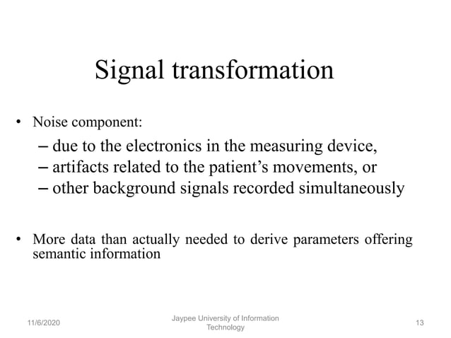 biomedical signal processing | PPT
