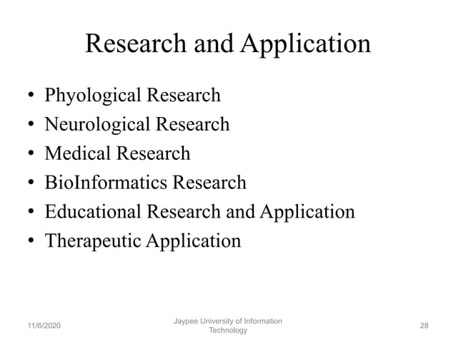 biomedical signal processing | PPT