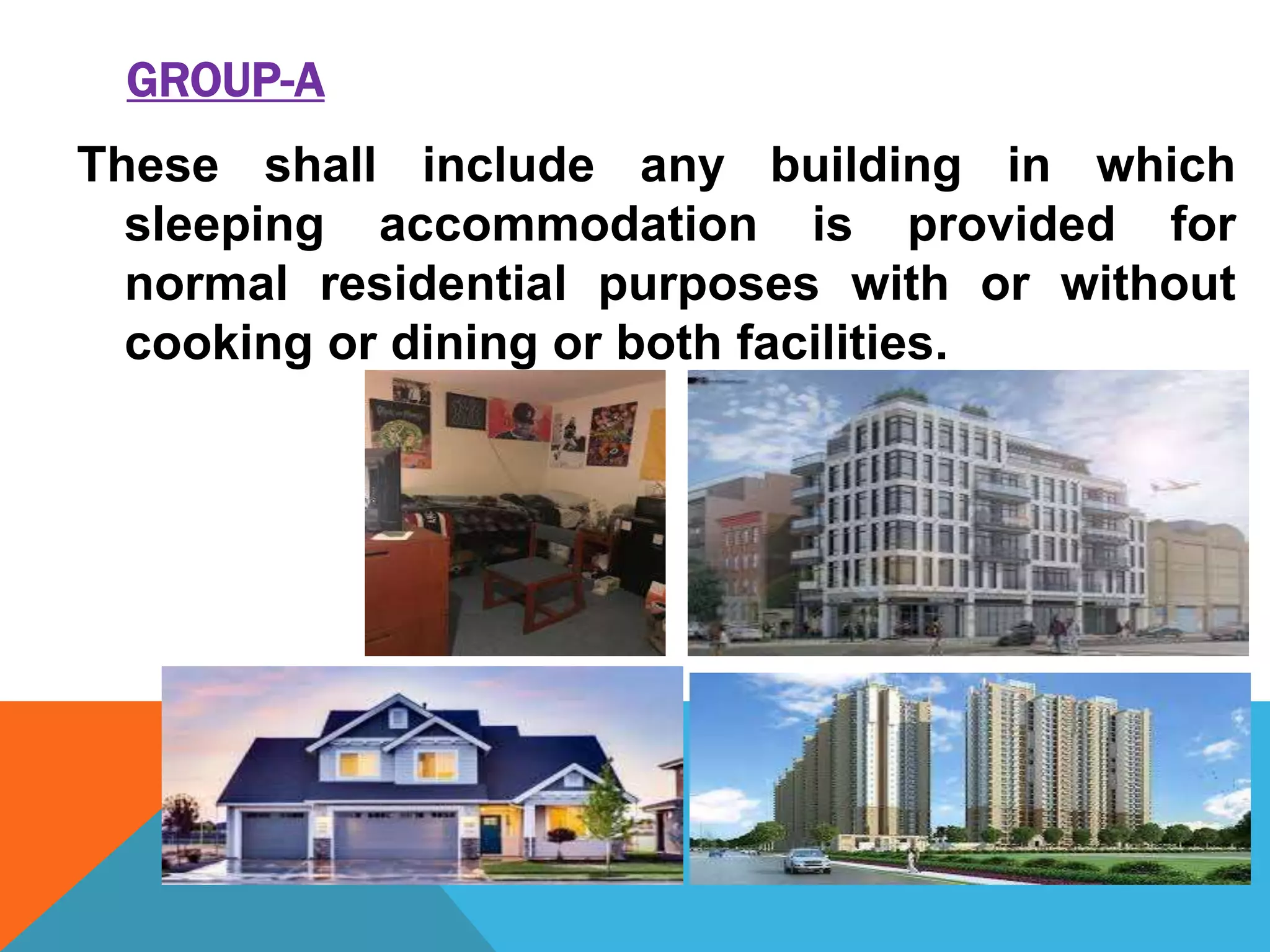 Classification of Builduing as per NBC | PPTX