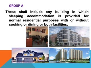 Classification of Builduing as per NBC | PPTX