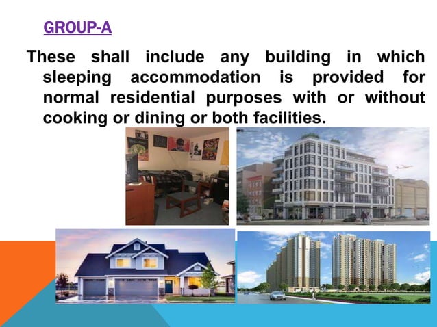 Classification of Builduing as per NBC | PPTX