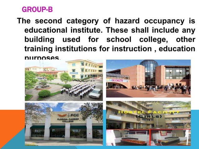 Classification of Builduing as per NBC | PPTX