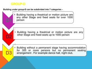 Classification of Builduing as per NBC | PPTX