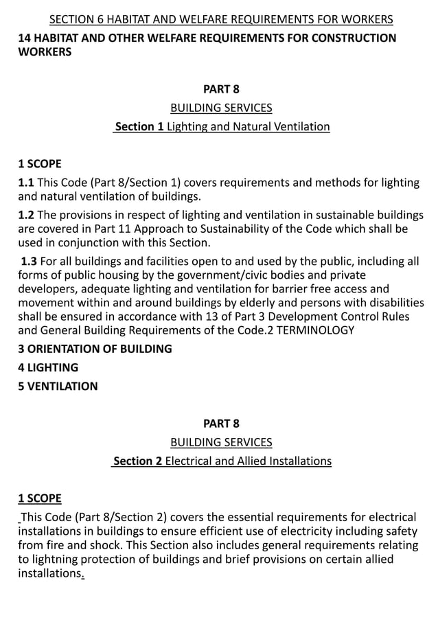 NBC summary part 1 ,2 | PPTX | Civil Engineering Industry | Industries