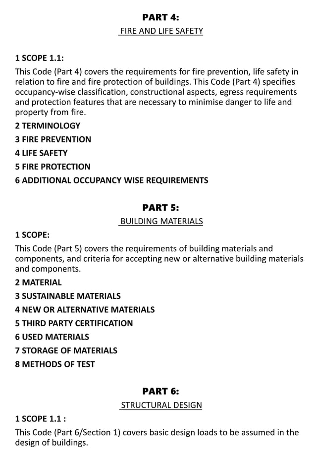 NBC summary part 1 ,2 | PPTX | Civil Engineering Industry | Industries