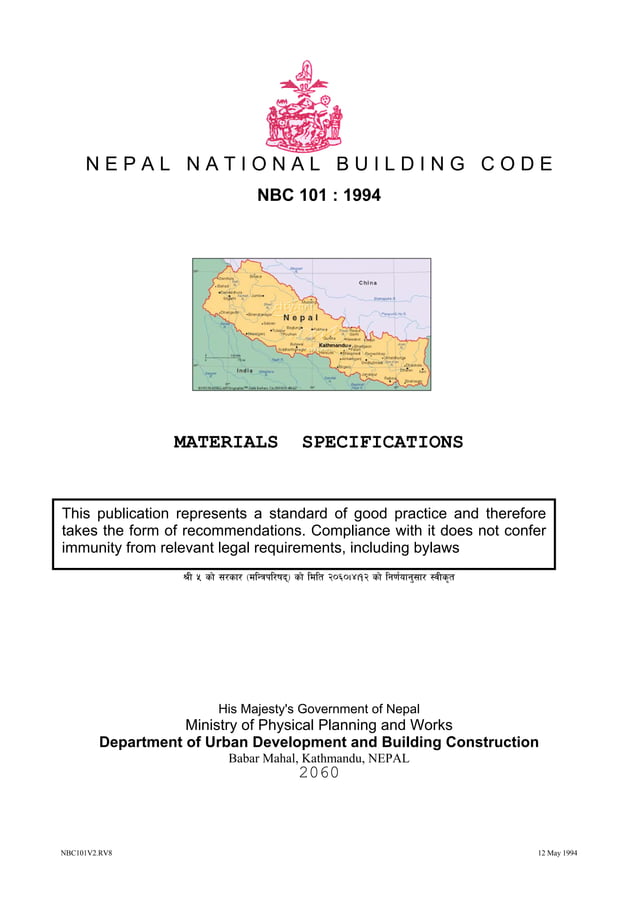 Nbc101 material specification | PDF