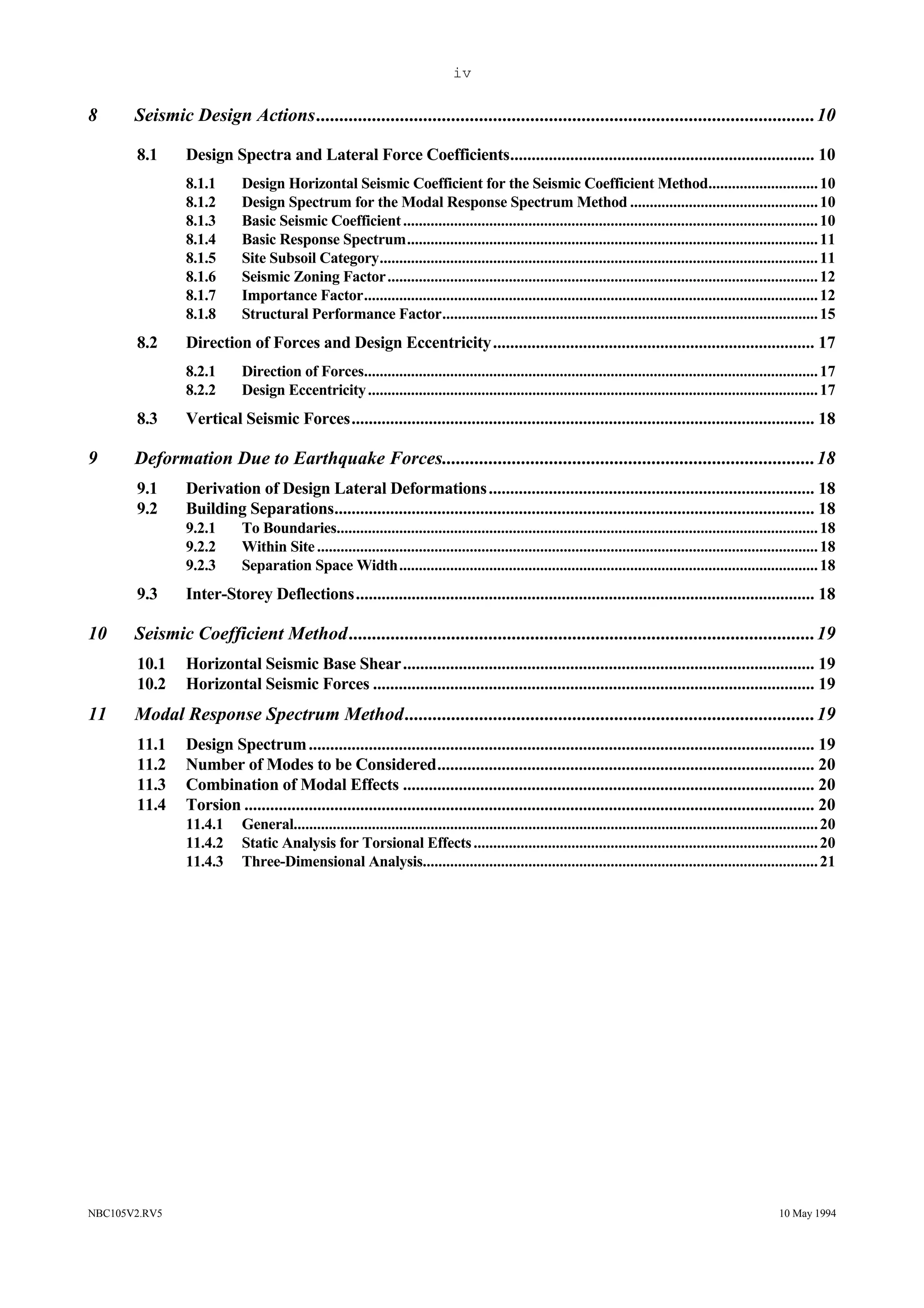 Nbc105 (seismic design of buildings) | PDF