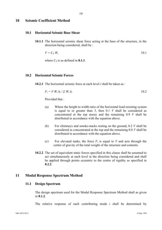 Nbc105 (seismic design of buildings) | PDF