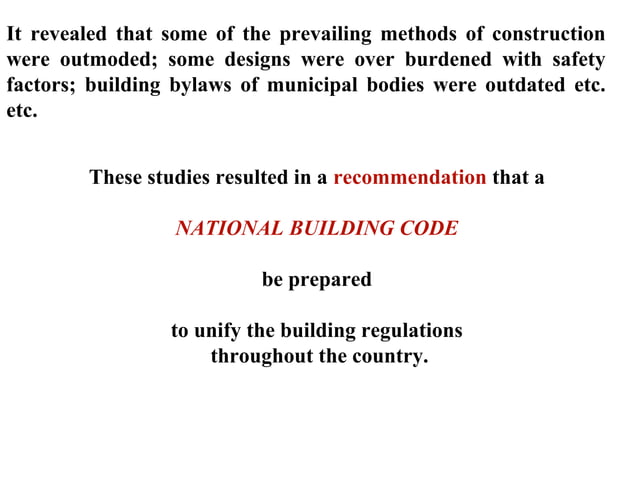 National building codes 2005 history overview | PPS