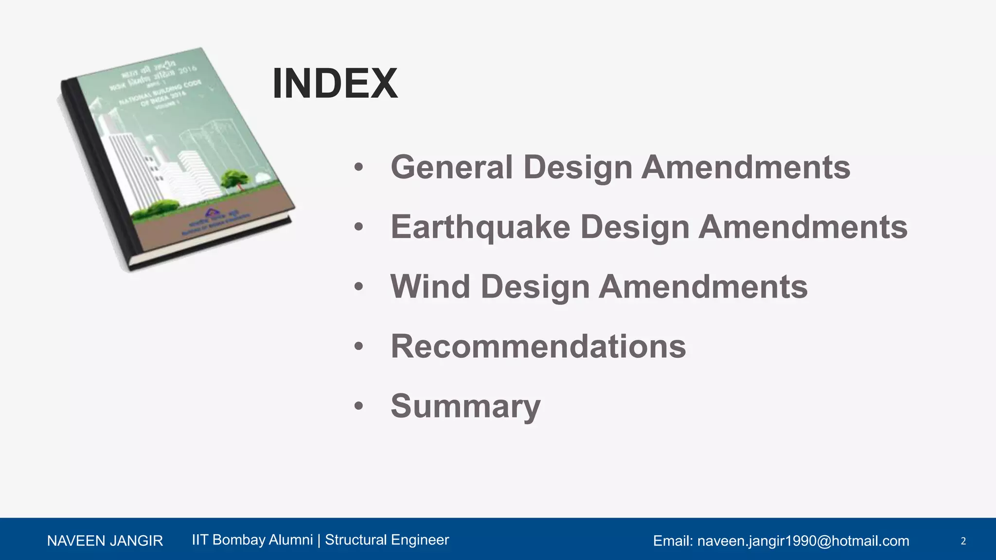 National Building Code of India (NBC) 2016 | PPTX
