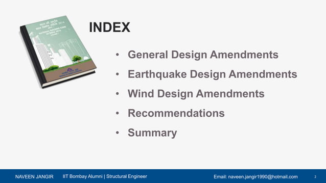 National Building Code of India (NBC) 2016 | PPTX