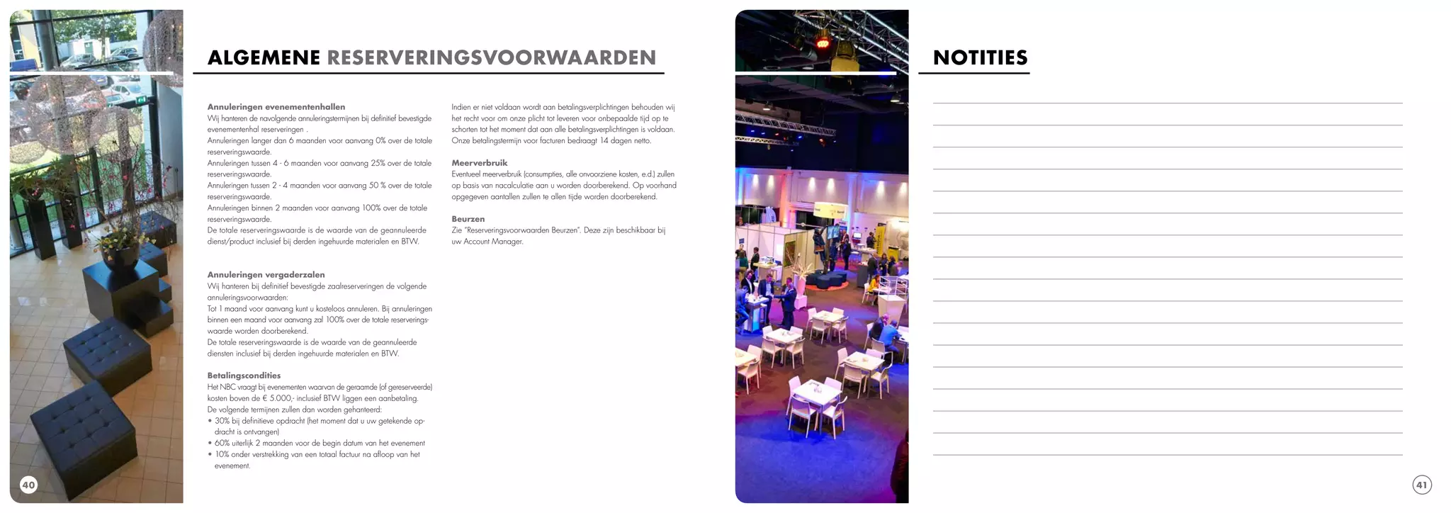 Nbc congrescentrum brochure | PDF