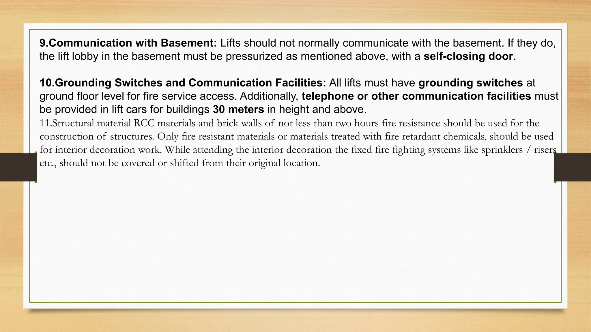 NBC NORMS FOR FIRE AND SAFETY IN ALL TYPE OF BUILDING | PPTX