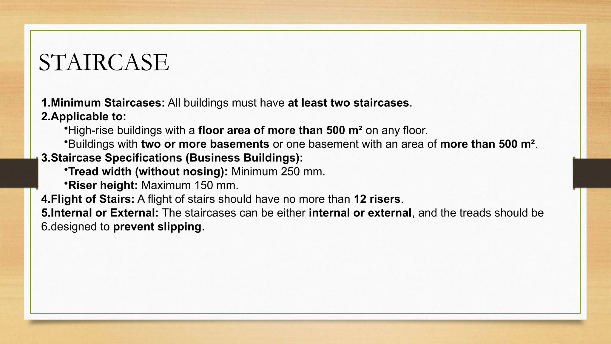 NBC NORMS FOR FIRE AND SAFETY IN ALL TYPE OF BUILDING | PPTX