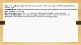 NBC NORMS FOR FIRE AND SAFETY IN ALL TYPE OF BUILDING | PPTX