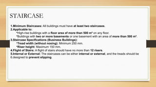 NBC NORMS FOR FIRE AND SAFETY IN ALL TYPE OF BUILDING | PPTX