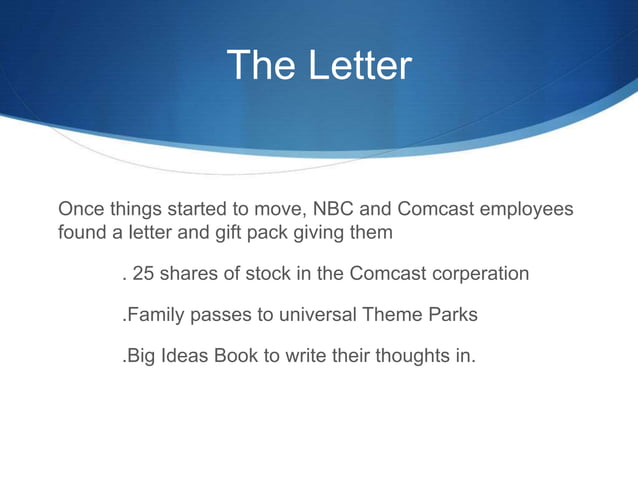 Nbc organizational change | PPT