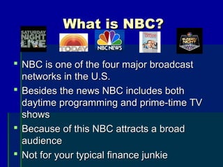 NBC powerpoint | PPT