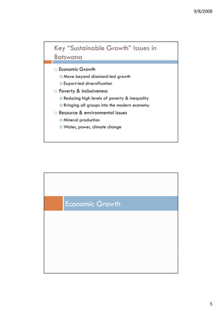 2008:Is Botswana’s Growth Sustainable? | PDF