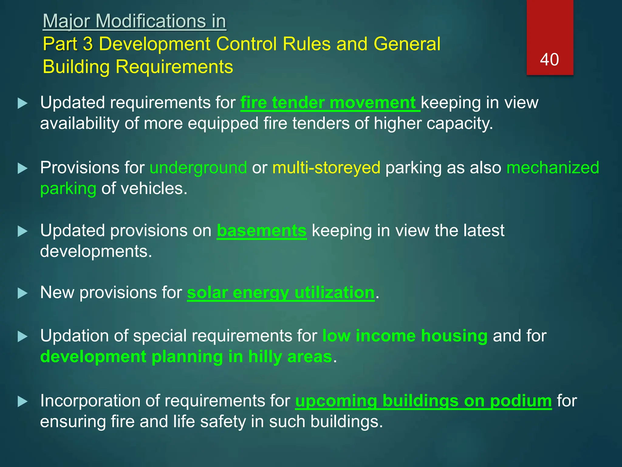 Summary of NBC 2016 | PPT | Civil Engineering Industry | Industries