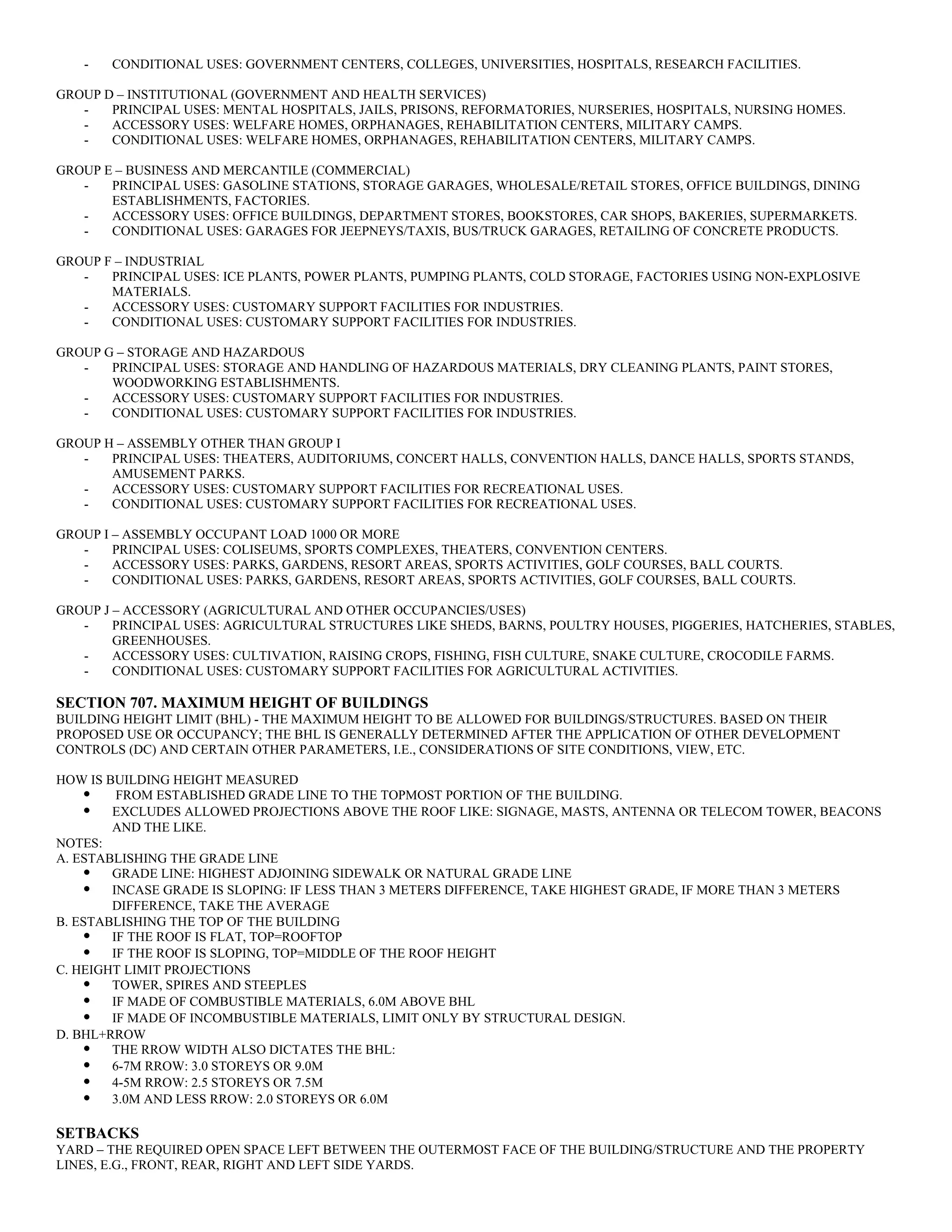 NATIONAL BUILDING CODE OF THE PHILIPPINES SUMMARY | DOCX