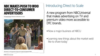 NBCUniversal Sponsored Lunch | PPT