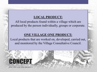 OVOP Implementation at Brunei Darussalam | PPT