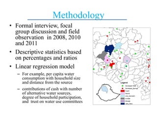 Factors in sub-optimum performance of rural water supply (RWS) systems ...