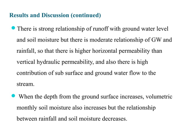 Understanding runoff generation processes and rainfall runoff modeling ...