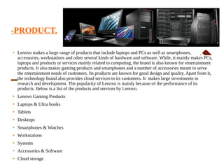 LENOVO COMPANY BRAND. | PDF
